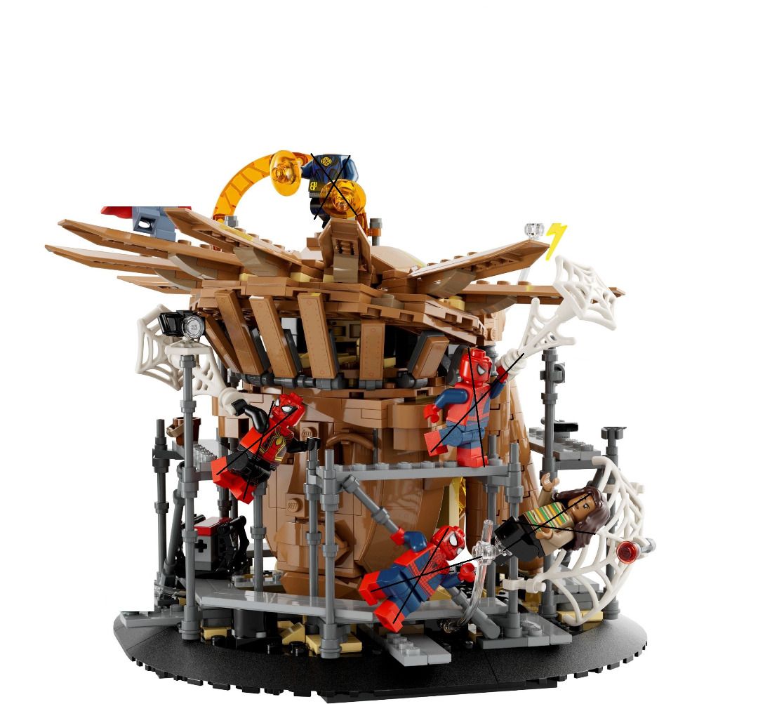 Lego Statue of Liberty Structure from Spiderman (No Minifigures ...