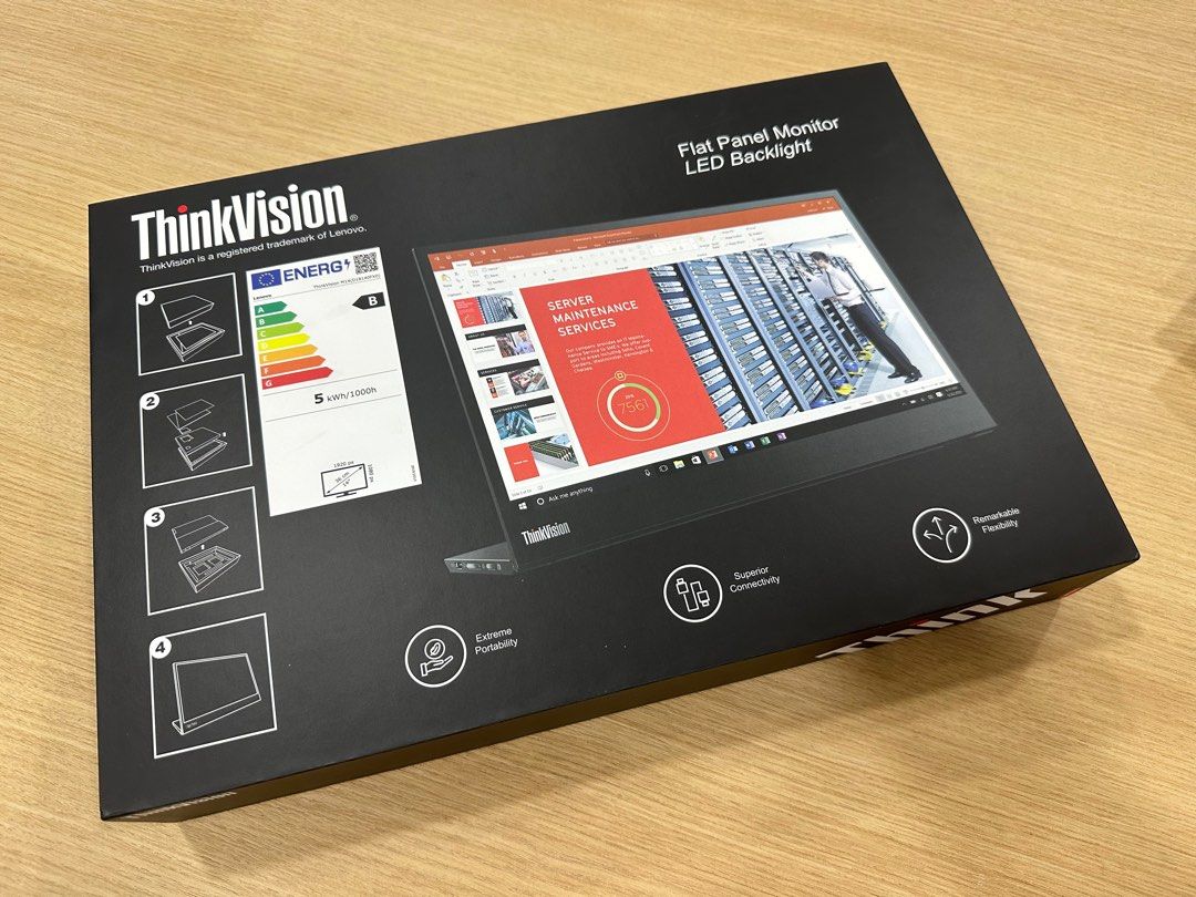 Lenovo Thinkvision M14 External Monitor, Computers & Tech, Parts ...