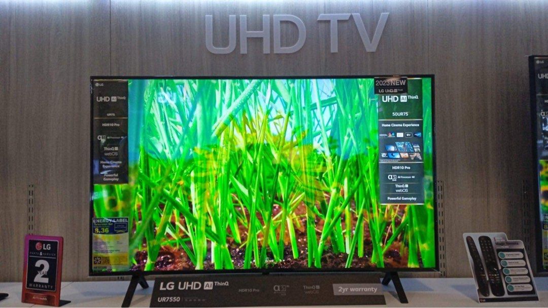 LG 4K UHD SMART TV UR7550 SERIES, TV & Home Appliances, TV ...