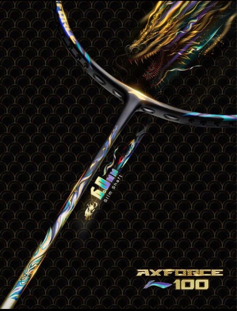 Li Ning Ax Force 100 Chi Lin, Sports Equipment, Sports & Games, Racket ...