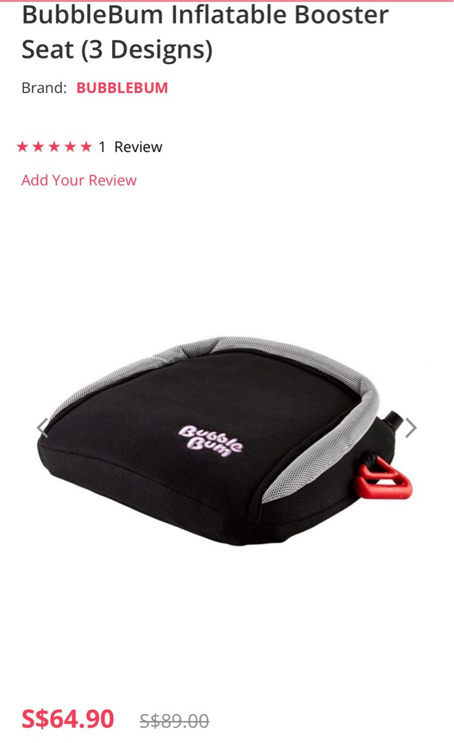 Very light weight inflatable car seat that is useful for oversea self ...