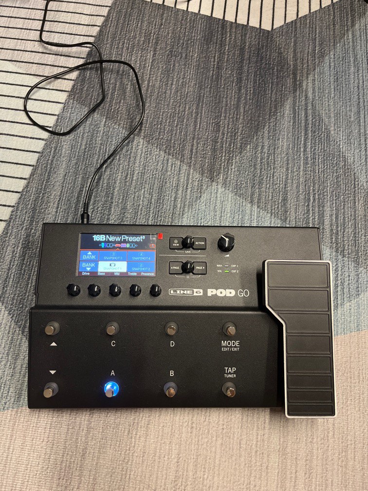 Line 6 Pod Go effects board, Hobbies & Toys, Music & Media, Music ...