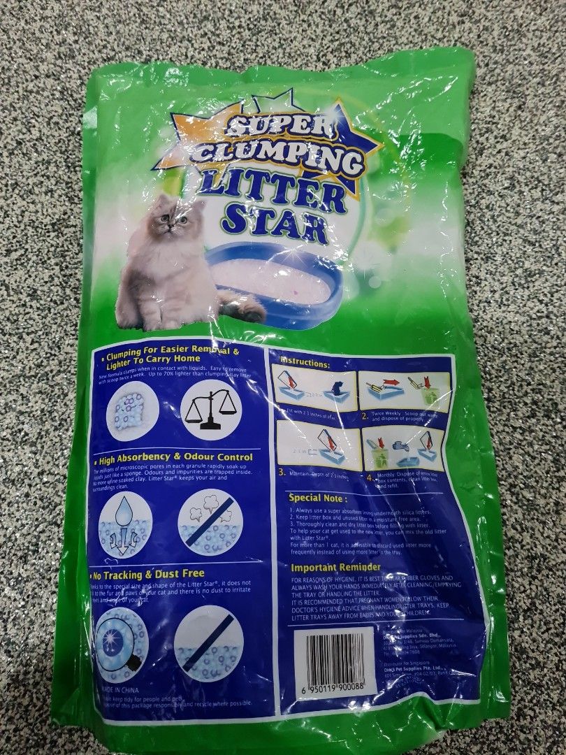 Litter Star LAVENDER Cat litter, Pet Supplies, Health & Grooming on Carousell