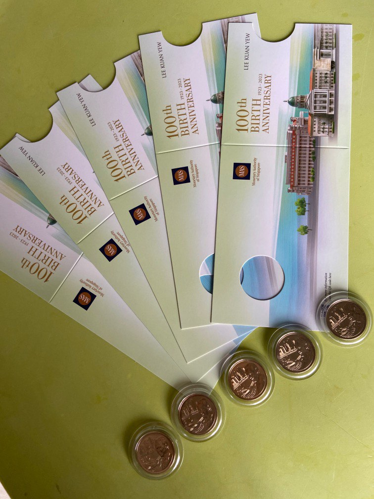 LKY100 $10 coin, Hobbies & Toys, Memorabilia & Collectibles, Currency ...