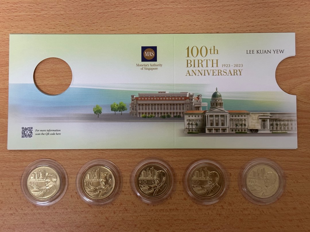 LKY100 $10 Commemorative Coin, Hobbies & Toys, Memorabilia ...