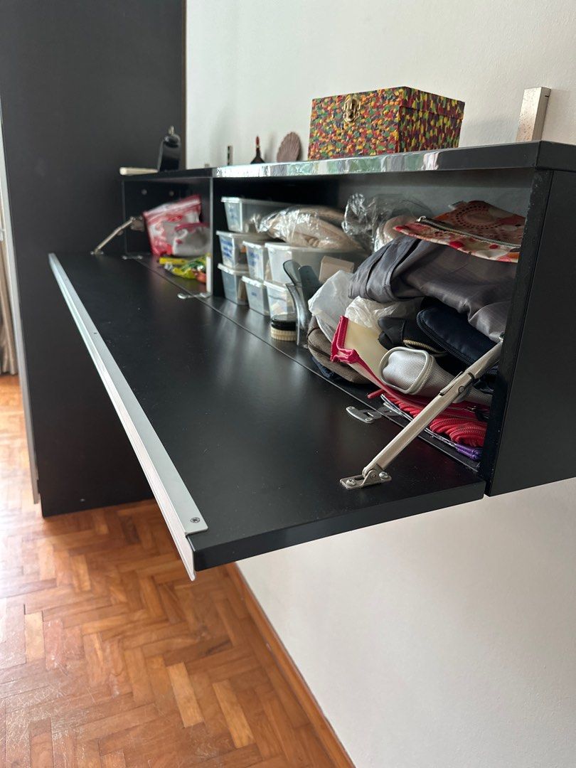 Long storage shelf, Furniture & Home Living, Furniture, Shelves ...