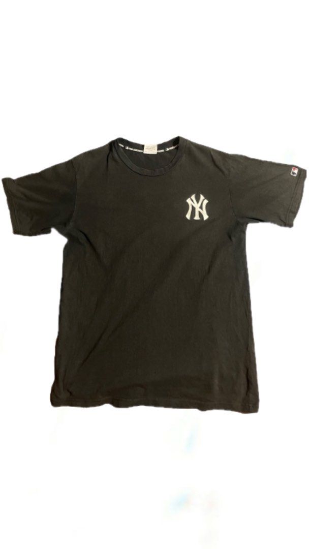Major League Baseball MLB Black Tee with glare YANKEE at back, Men's Fashion, Tops & Sets ...
