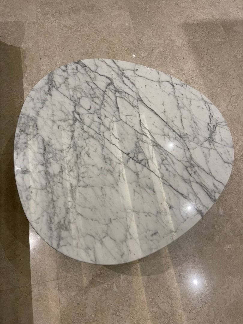 Real Marble Coffee Table Classy Modern Minimalist sleek design ...