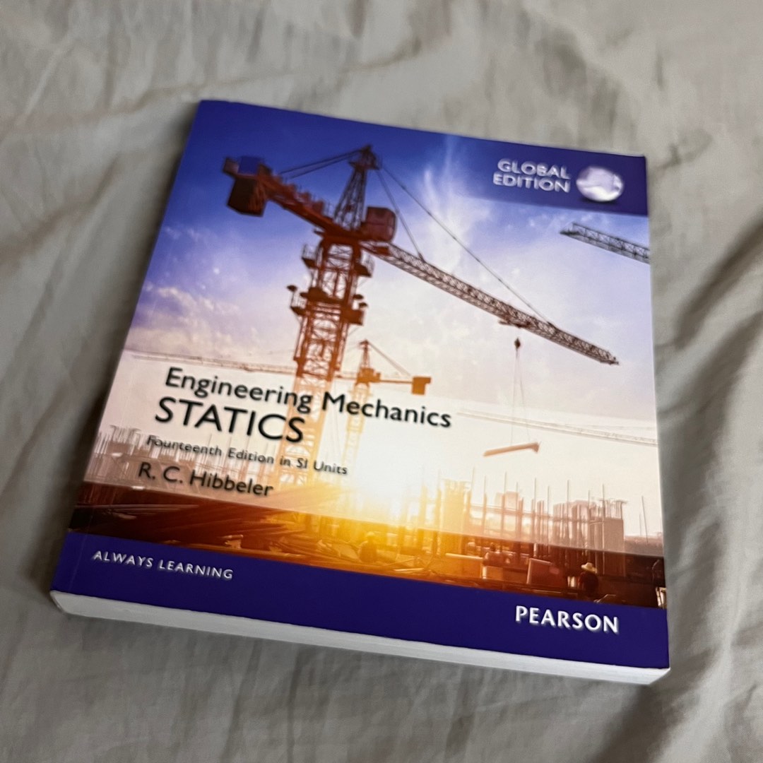 Mechanics for Engineers: Statics 14th Edition, 書籍、休閒與玩具, 書本及雜誌, 教科書、參考書 ...