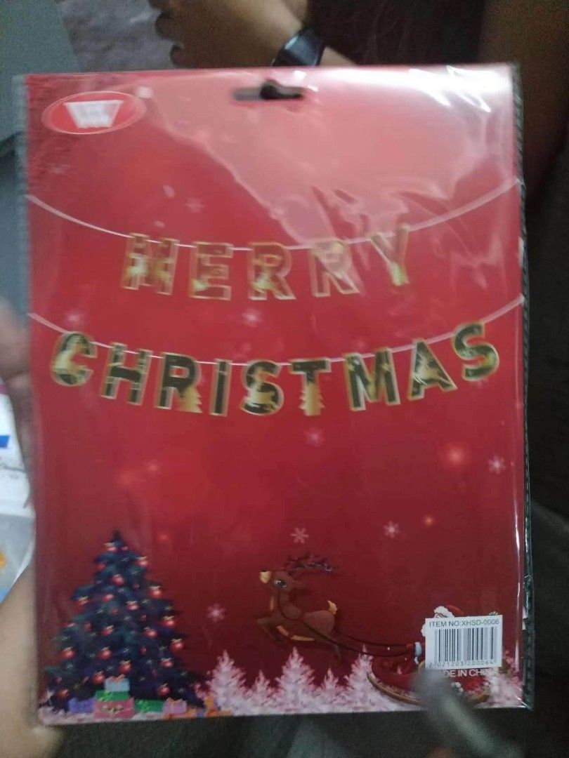 Merry Christmas Banderitas Flag Banner on Carousell