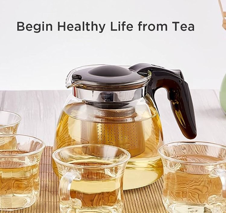 MINISO Teapot 900ml (Dark Green), Furniture & Home Living, Kitchenware ...