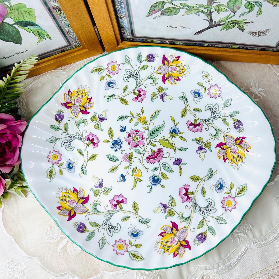 Minton - England Haddon Hall Cake Plate, Hobbies & Toys, Collectibles ...