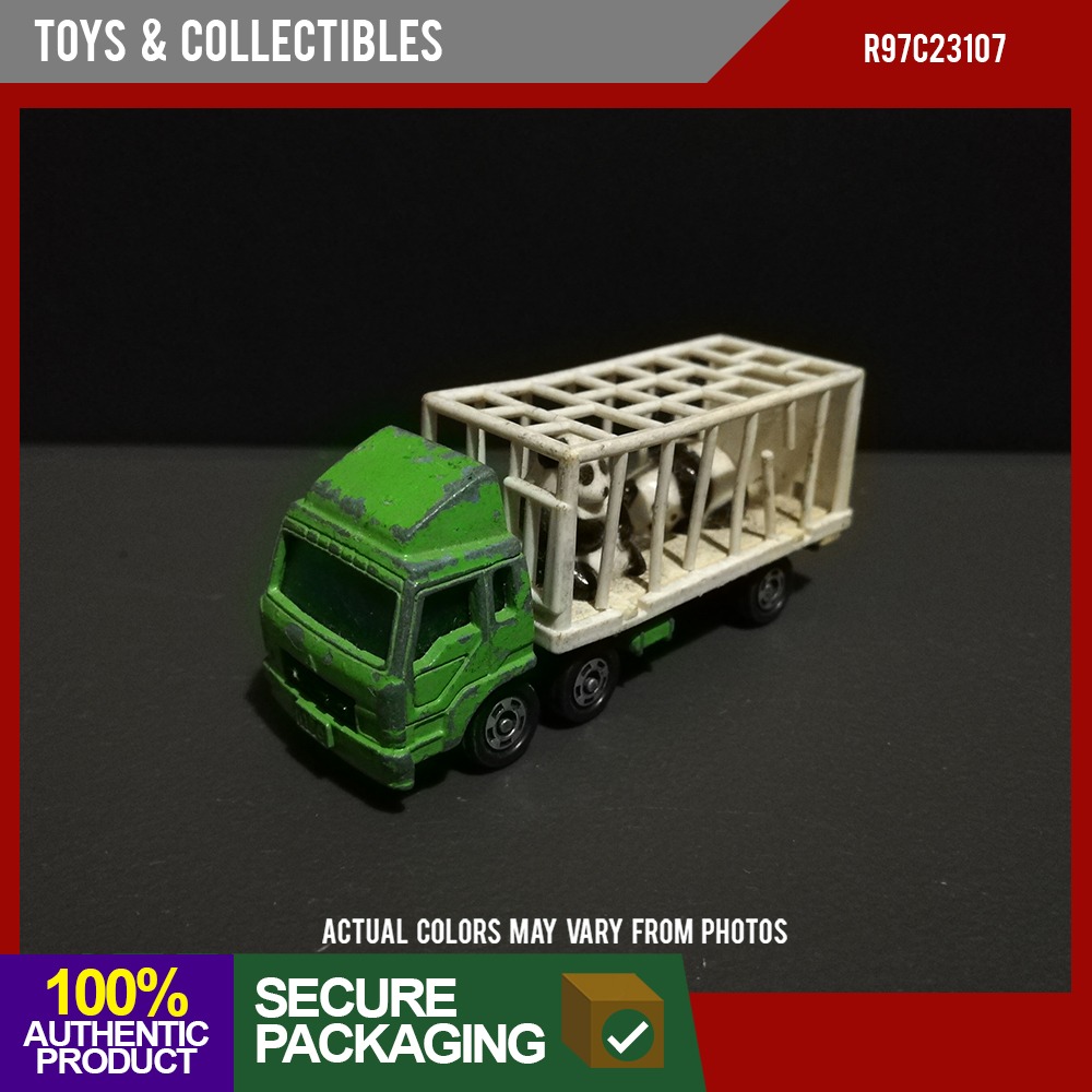 Mitsubishi Fuso Animal (Panda) Carrier (Tomy Tomica #76) Green Truck - Used/Not Mint on Carousell