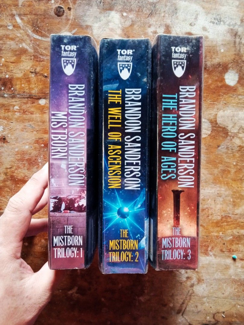 MMPB Mistborn Trilogy, Brandon Sanderson, Hobbies & Toys, Books ...