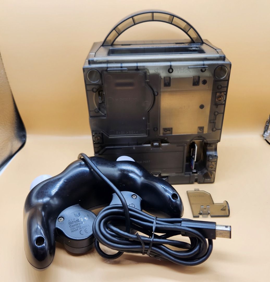Modded Gamecube Transparent Black Case PicoBoot SD2SP2 64GB SD Card ...