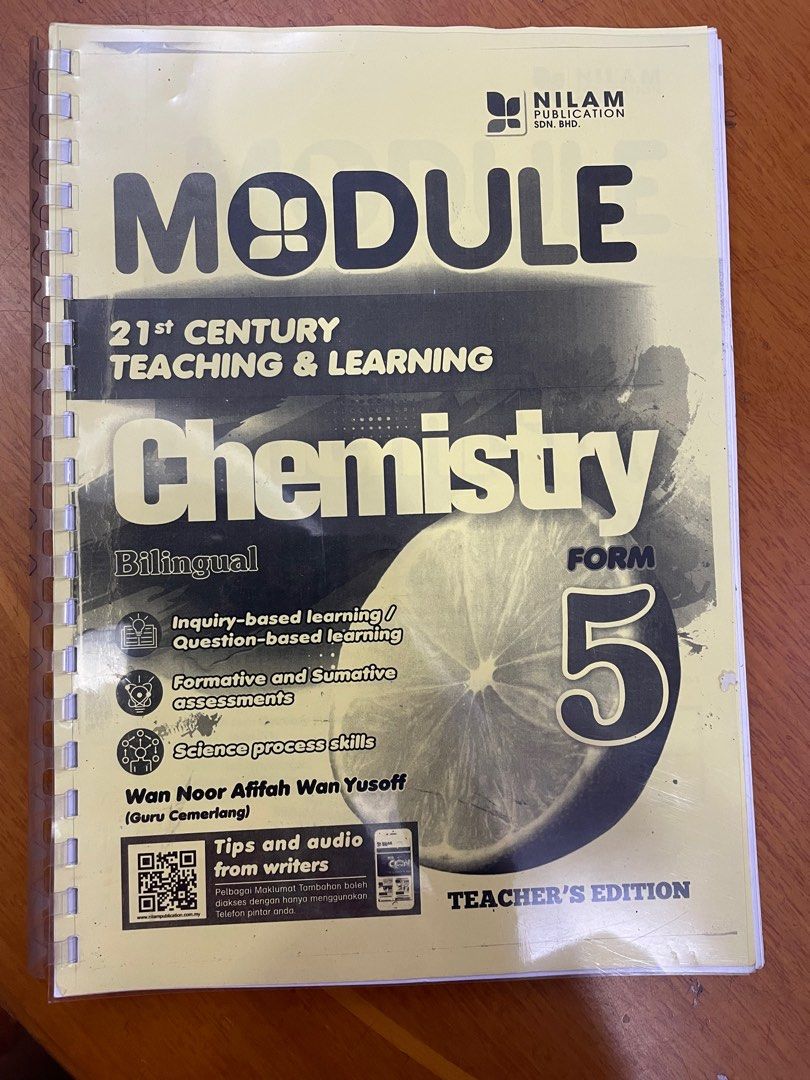 Module Chemistry Form 5 teacher’s edition, Hobbies & Toys, Books ...