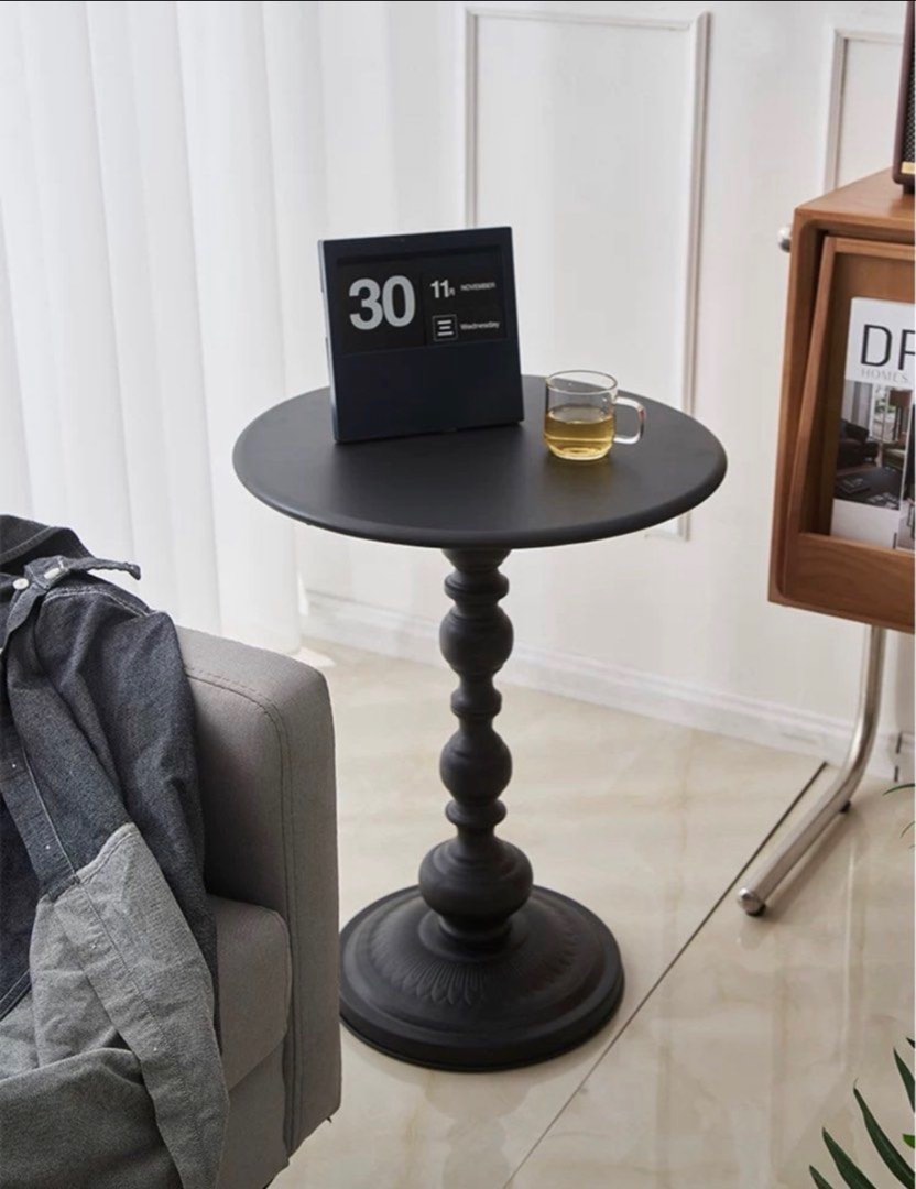 MORIQUE Industrial Side Table, Furniture & Home Living, Furniture ...