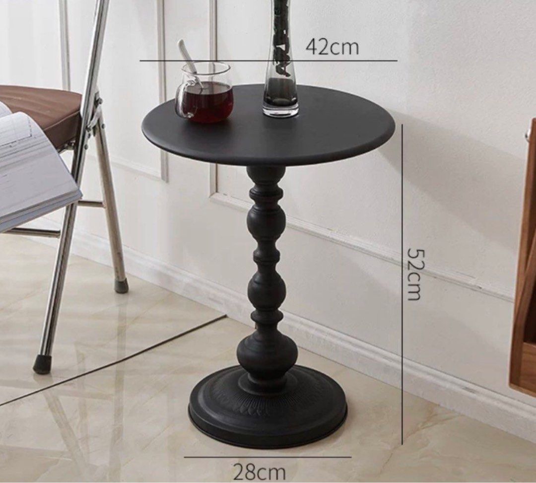MORIQUE Industrial Side Table, Furniture & Home Living, Furniture ...