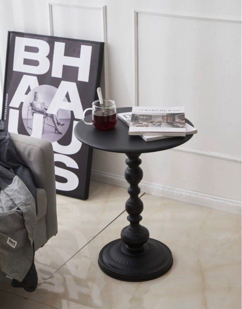 MORIQUE Industrial Side Table, Furniture & Home Living, Furniture ...