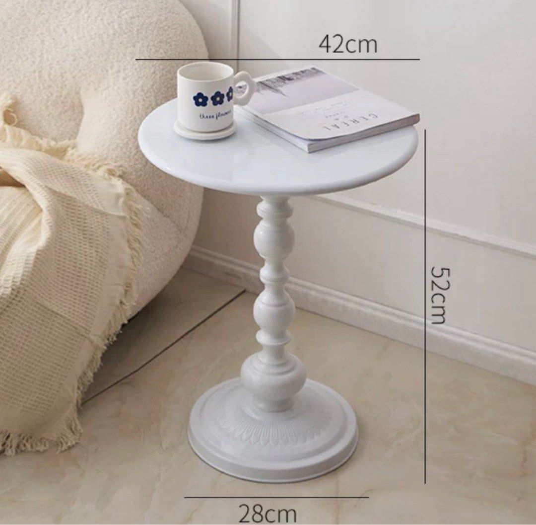 MORIQUE Industrial Side Table, Furniture & Home Living, Furniture ...