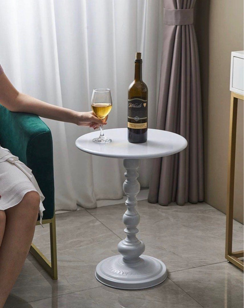 MORIQUE Industrial Side Table, Furniture & Home Living, Furniture ...