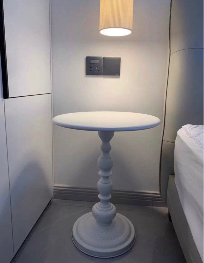 MORIQUE Industrial Side Table, Furniture & Home Living, Furniture ...