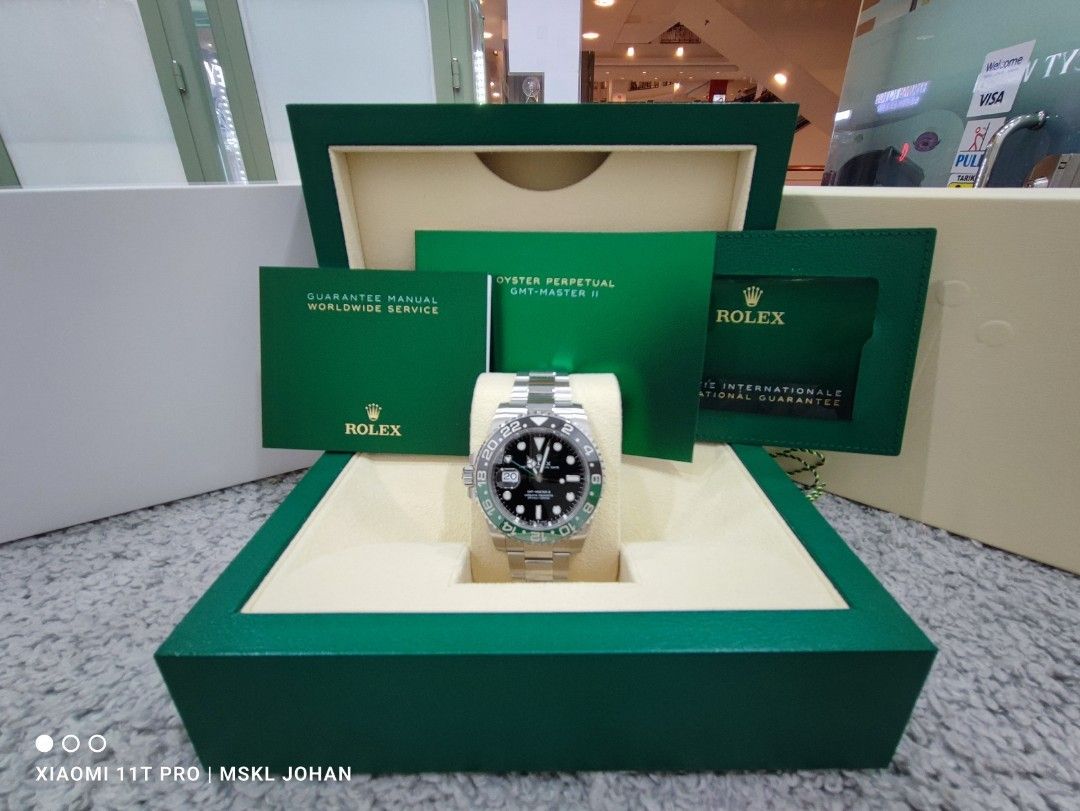 MSKL JOHAN ROLEX 126720 GMT Master ii Sprite Oyster Left Handed ...