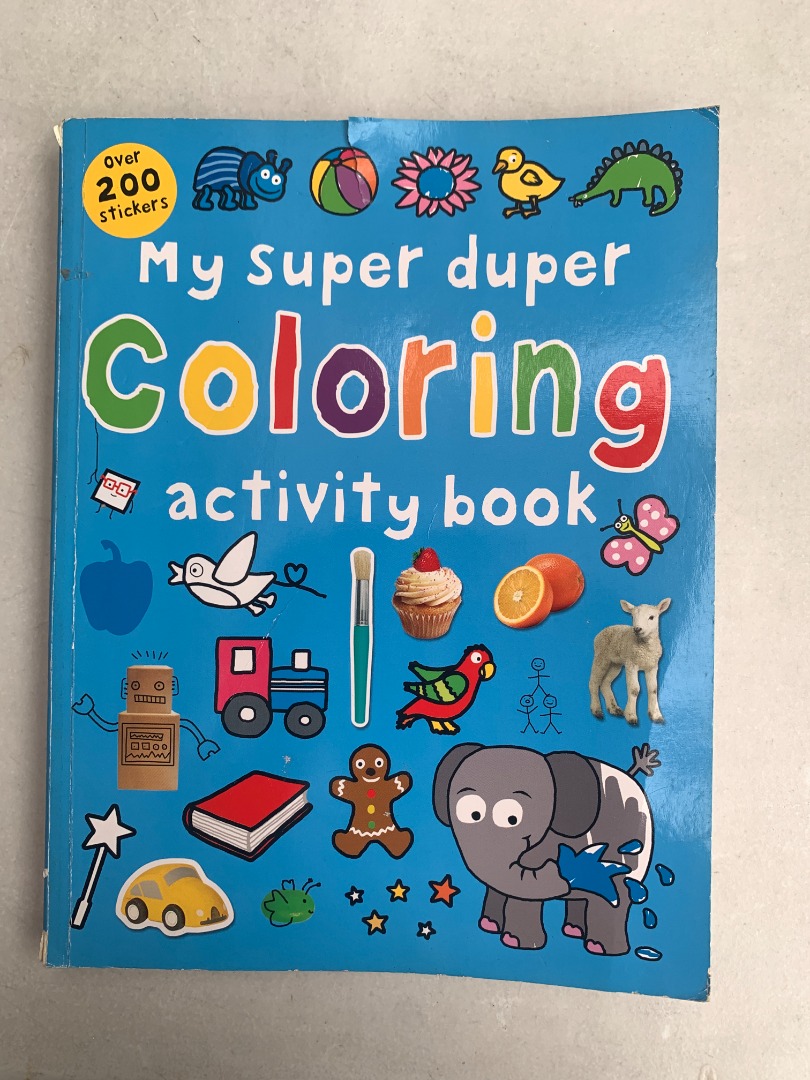 [NC-1-14] ACTIVITY BOOK | My Super Duper Coloring Activity Book ...