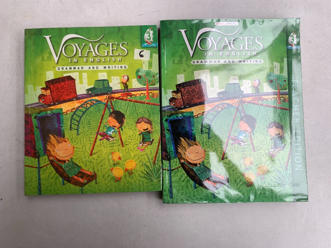 [NC-6-23] SCHOOLBOOKS | Voyages in English - Grammar & Writing (set of ...