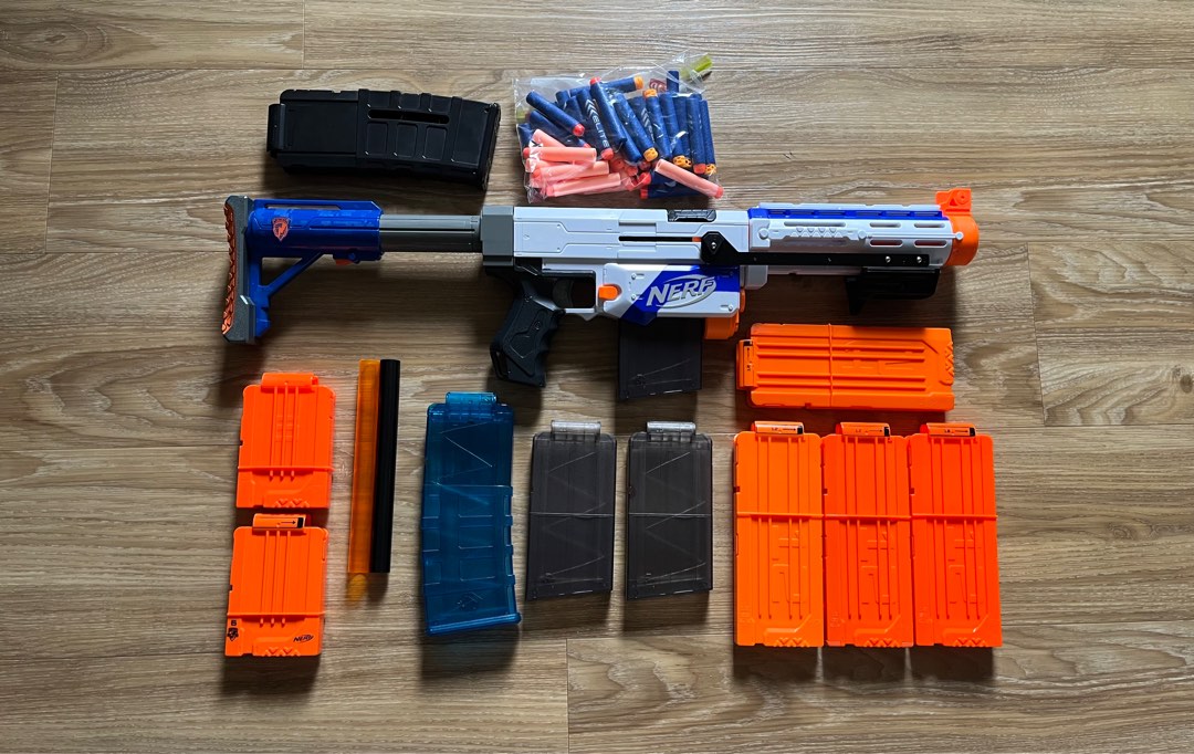 Nerf Retaliator Game Bundle, Hobbies & Toys, Toys & Games on Carousell
