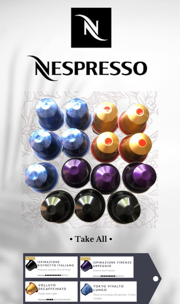 Nespresso Coffee Capsules , Food & Drinks, Other Food & Drinks on Carousell