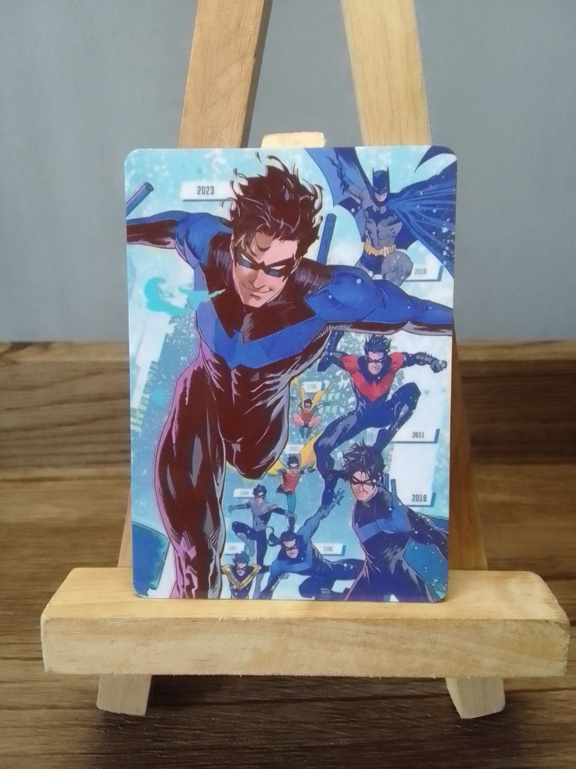 NIGHTWING'S EVOLUTION DC ART CARD - CUSTOM, Hobbies & Toys, Toys ...
