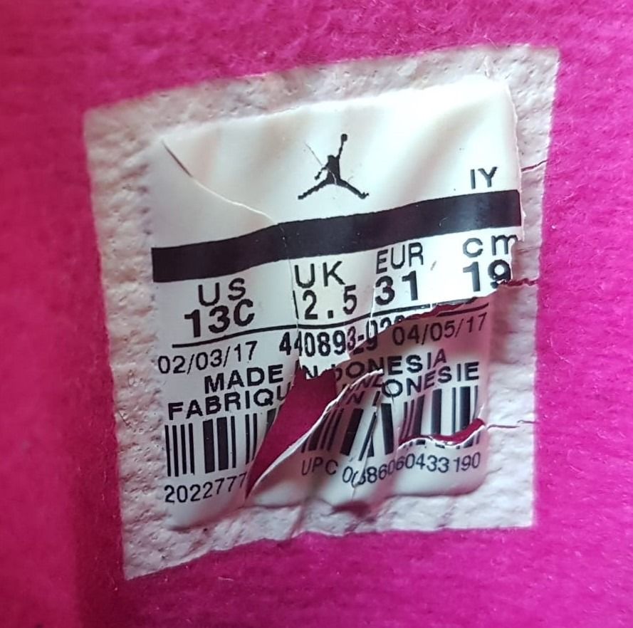 Nike Air Jordan Designer Shoes, Size US 13C, UK 12.5, EU 31, Retro 5 GP ...