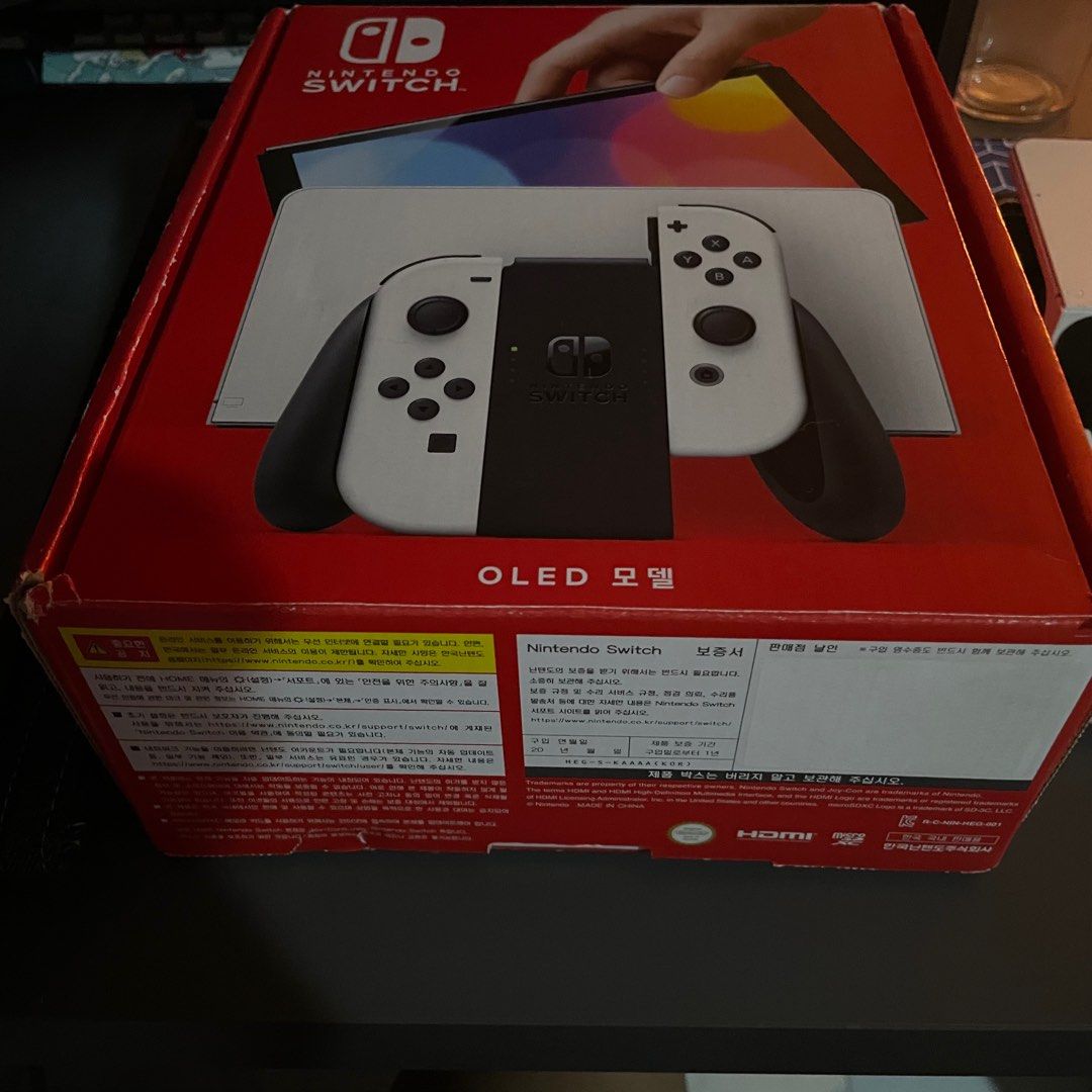 Nintendo Switch OLED (cheapest in carou), Video Gaming, Video Game ...