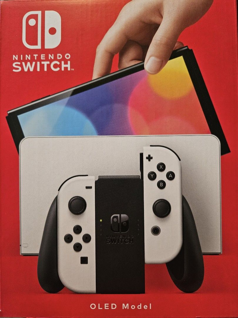 Nintendo Switch OLED White, Video Gaming, Video Game Consoles, Nintendo ...