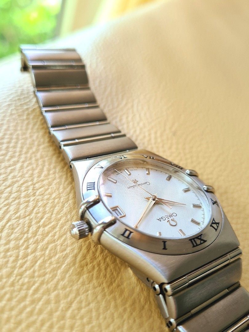 Omega Constellation White Dial Date Steel Quartz 34mm, Luxury, Watches ...