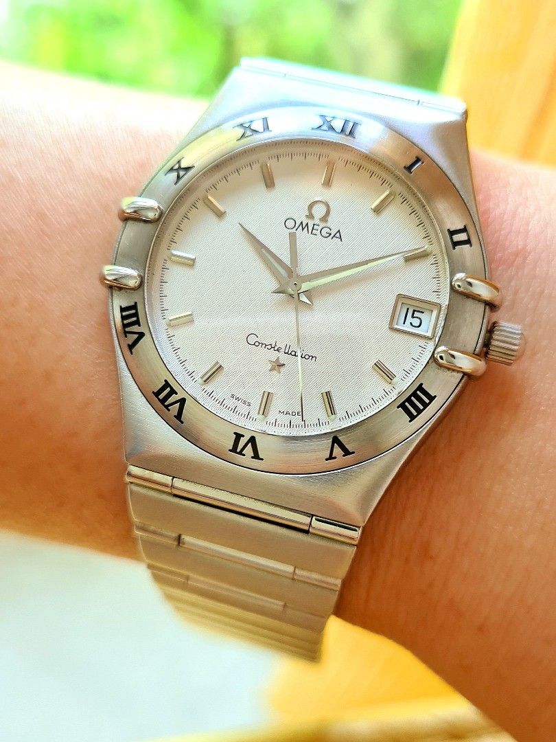 Omega Constellation White Dial Date Steel Quartz 34mm, Luxury, Watches ...