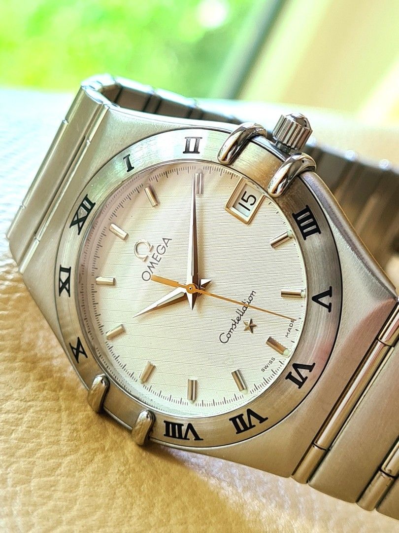 Omega Constellation White Dial Date Steel Quartz 34mm, Luxury, Watches ...