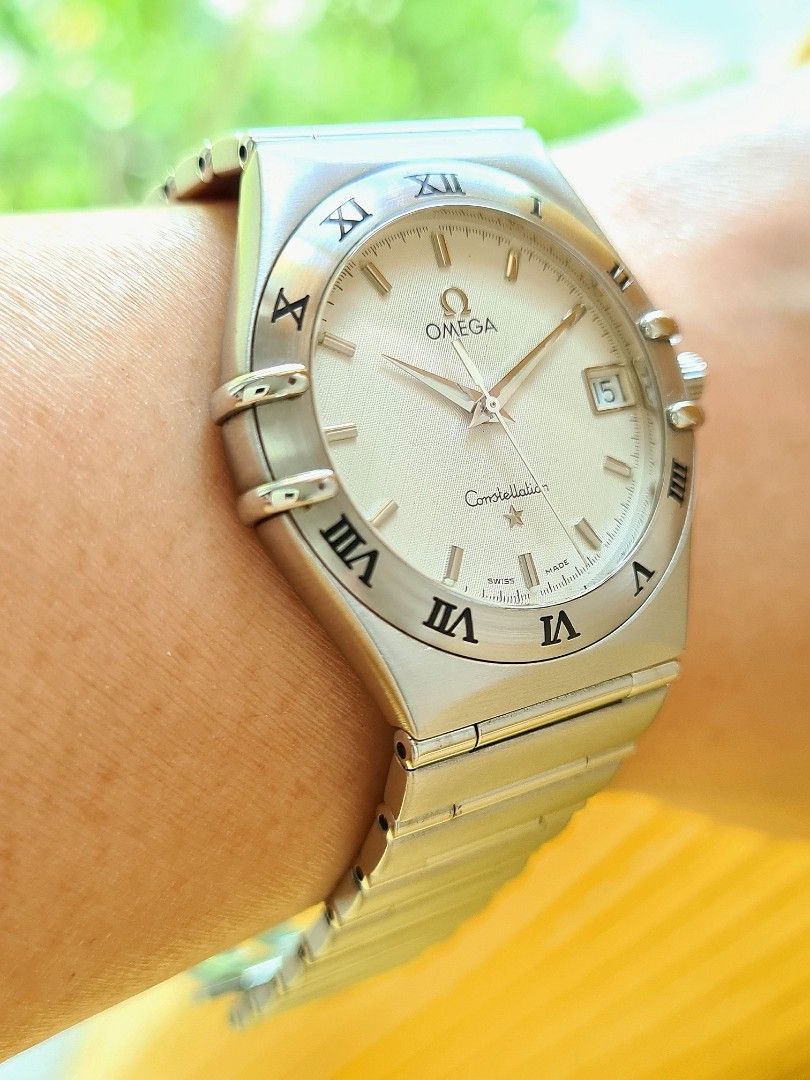Omega Constellation White Dial Date Steel Quartz 34mm, Luxury, Watches ...