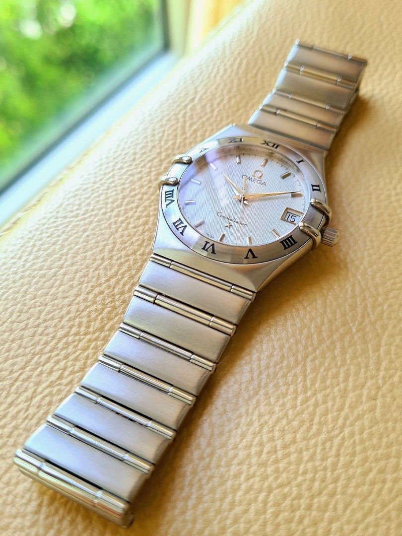 Omega Constellation White Dial Date Steel Quartz 34mm, Luxury, Watches ...