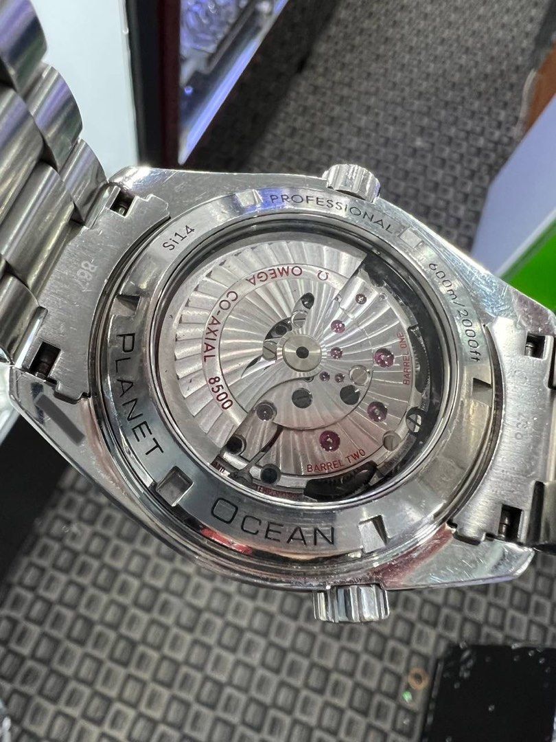 OMEGA SEAMASTER PLANET OCEAN SWISS MADE AUTOMATIC DIVERS 600M CALIBRE ...