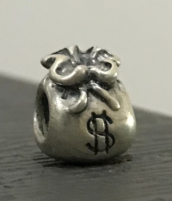 Pandora Dollar Money Bag Charm, Women's Fashion, Jewelry & Organizers ...