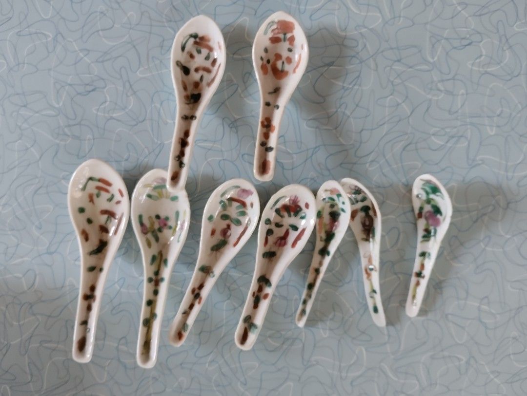 Peranakan spoons, Hobbies & Toys, Memorabilia & Collectibles, Vintage ...