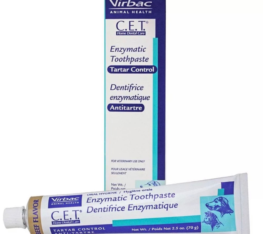 Pet toothpaste Virbac CET vanilla, Beauty & Personal Care, Sanitary ...