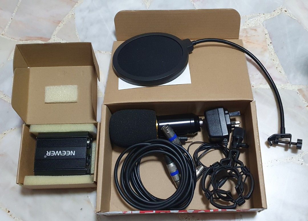 Phantom Power and BM800 Condenser microphone, Audio, Microphones on ...