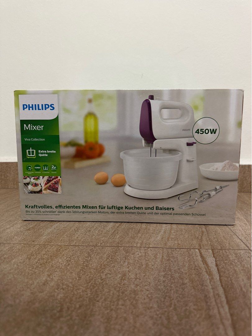 Philips Viva Collection Mixer HR3745, TV & Home Appliances, Kitchen ...