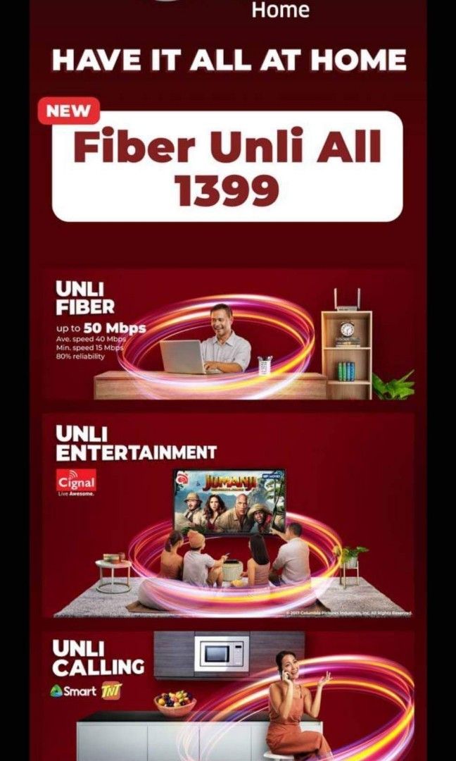 PLDT HOME WIFI + CIGNAL CABLE, TV & Home Appliances, TV & Entertainment ...