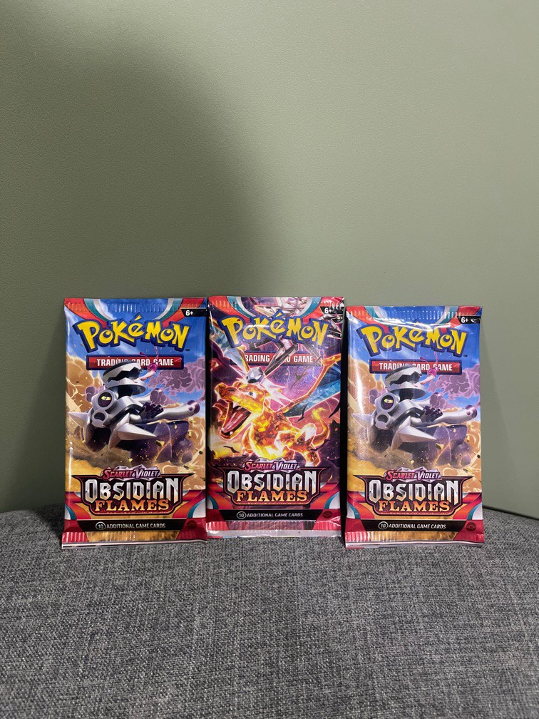 Pokemon Obsidian Flames 3 Loose Pack, Hobbies & Toys, Toys & Games on ...