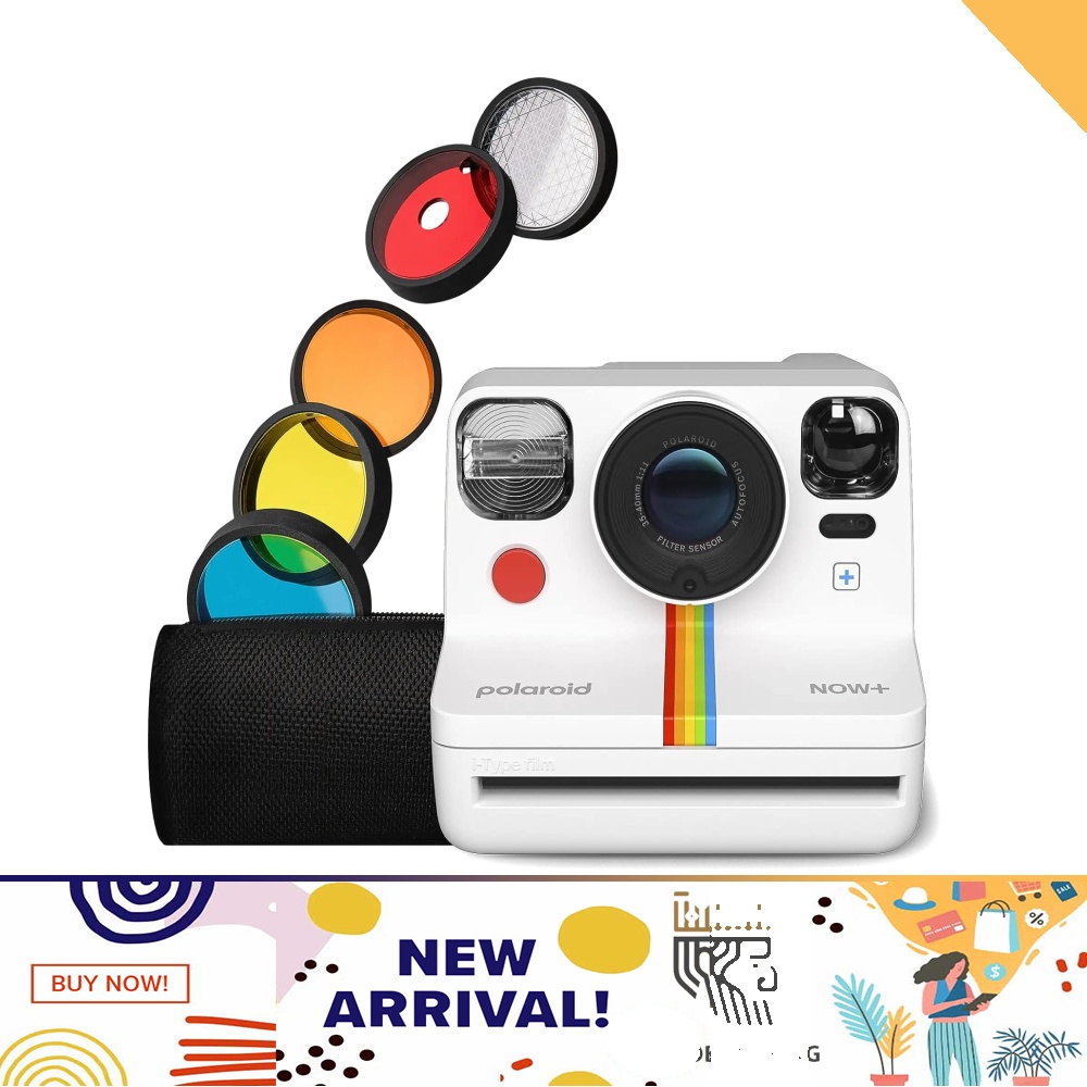 Polaroid Now+ 2nd Generation I-Type Instant Film Bluetooth Connected ...