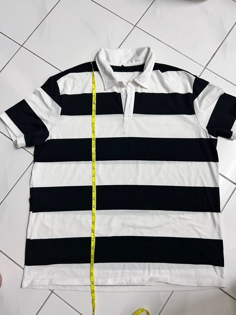Polo t shein stripes, Men's Fashion, Tops & Sets, Tshirts & Polo Shirts ...